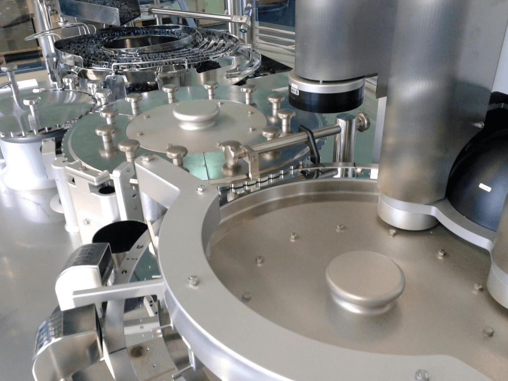 Rubber plunger inspection machine